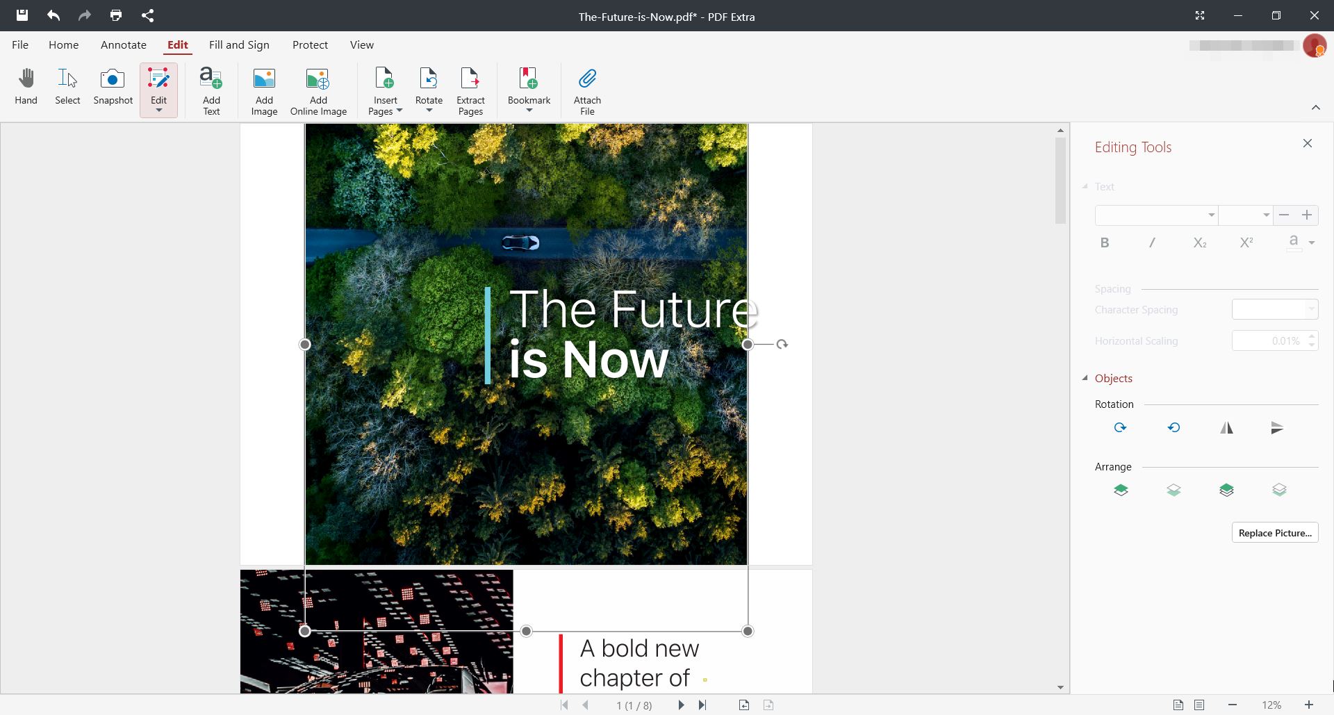 Comment faire pivoter une image ou un objet PDF sous Windows ? – MobiSystems